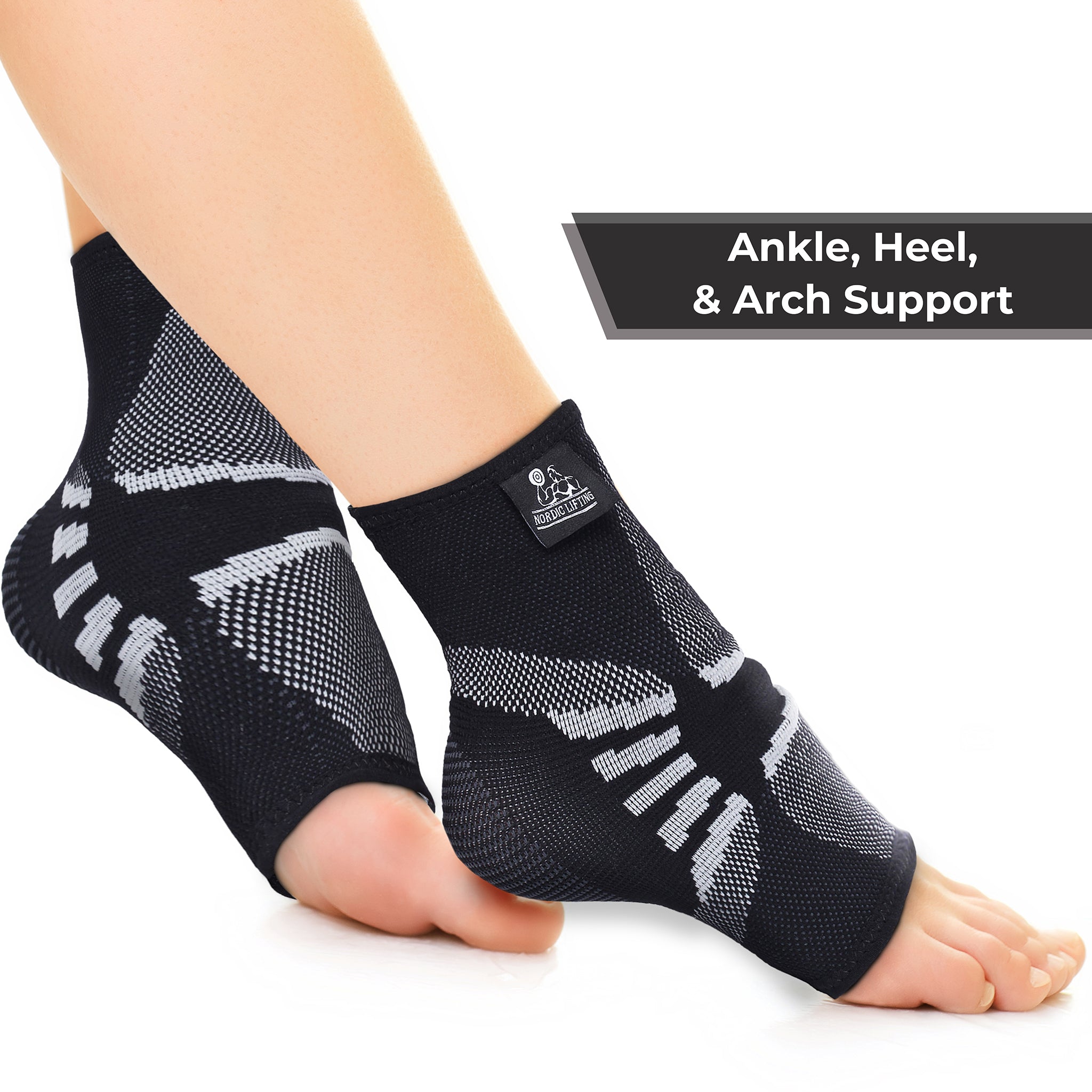 Premium Ankle Compression Sleeves For Great Ankle Support – Nordic Lifting